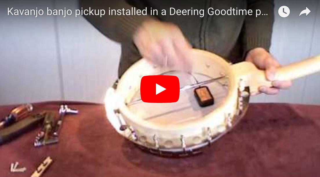 How To Install a Kavanjo Banjo Pickup on a Goodtime – Deering® Banjo ...